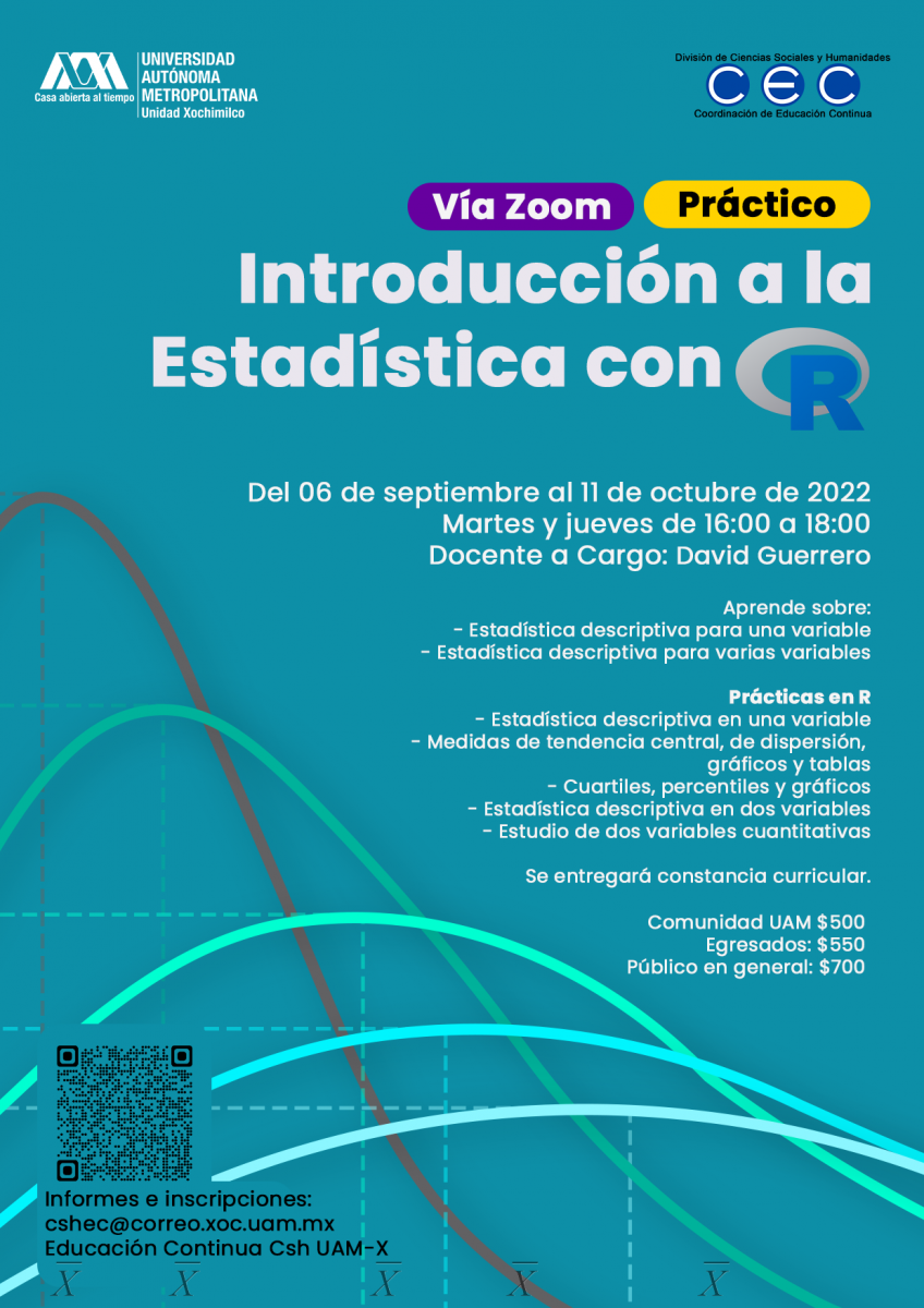 Introducción a la Estadística con R | Universidad Autónoma Metropolitana